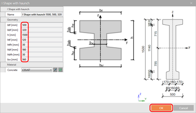 Prestressed beam with openings (EN) | IDEA StatiCa